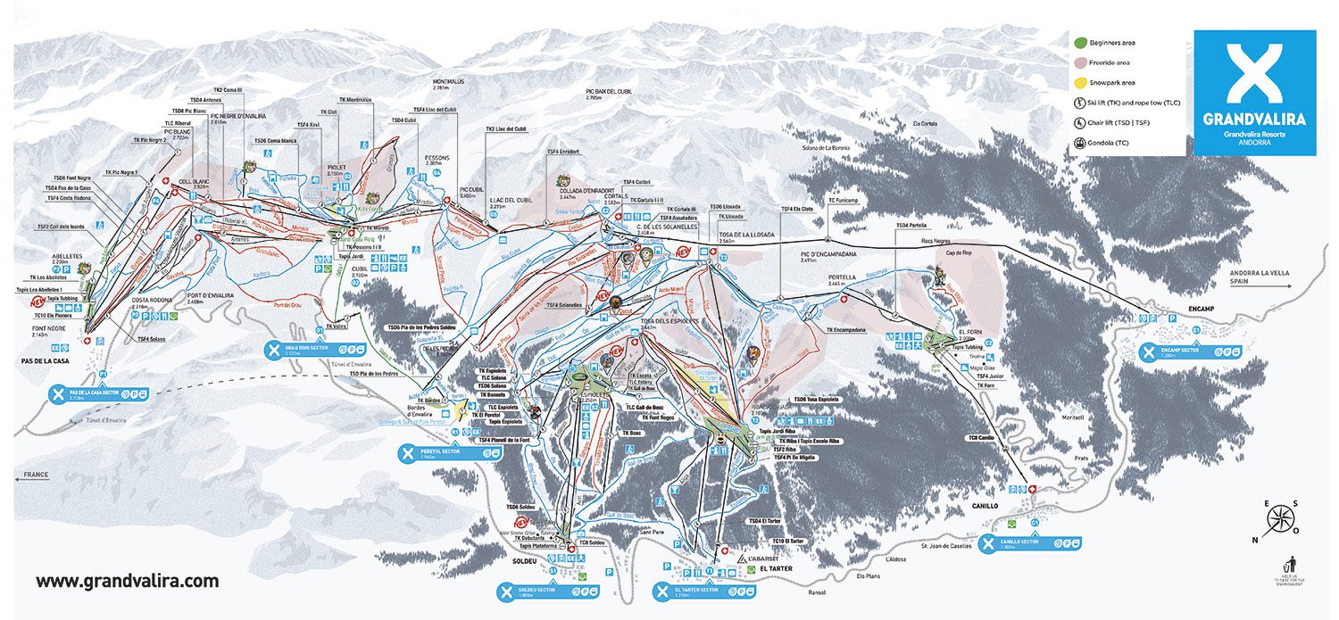 Dove sciare a Grandvalira - Andorra