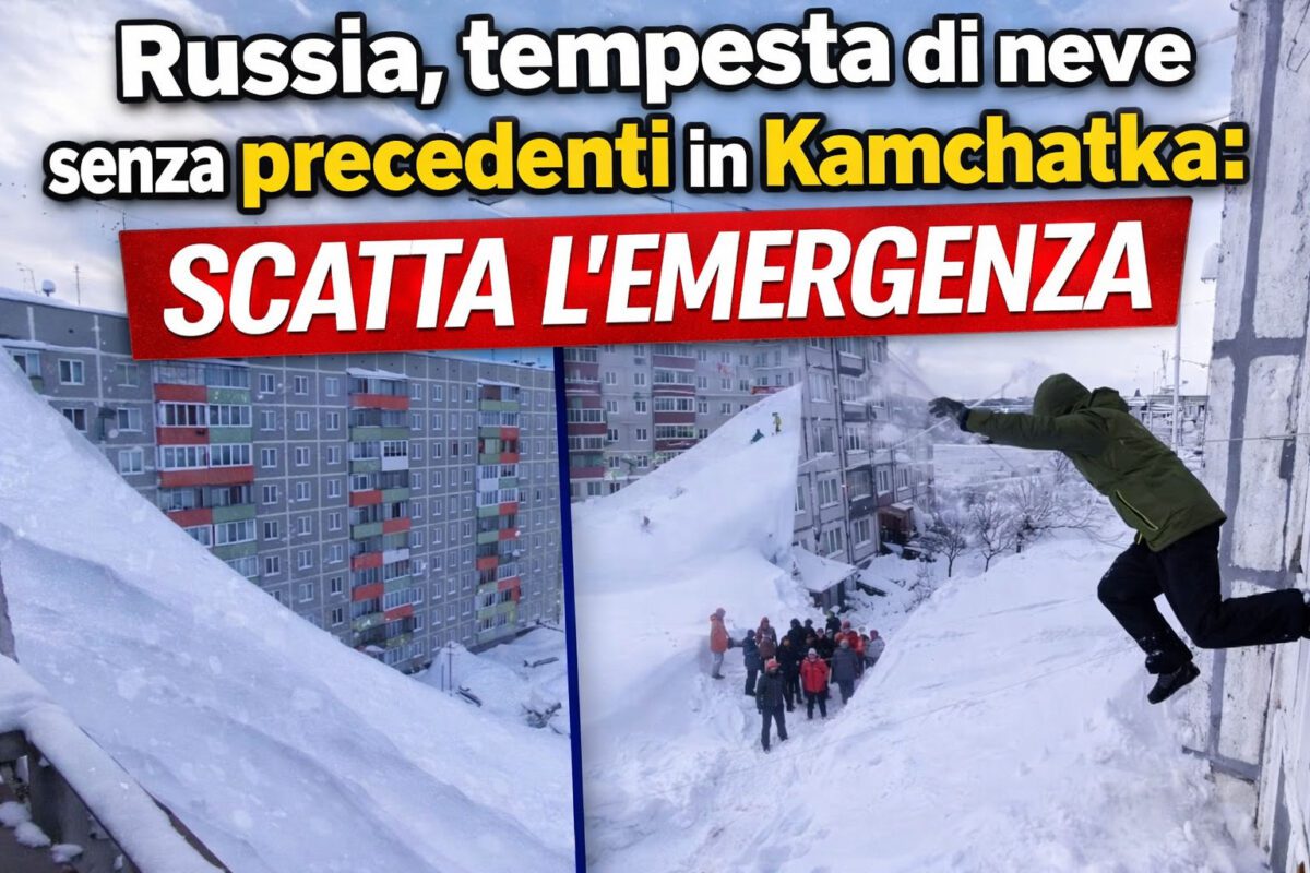 Russia, tempesta di neve senza precedenti in Kamchatka: scatta l ...